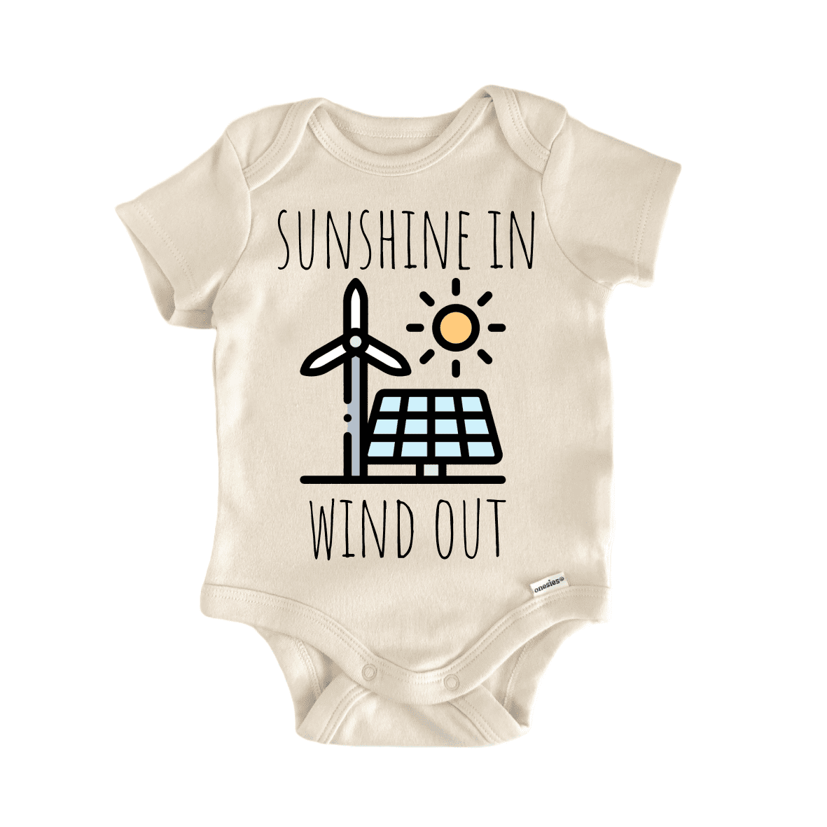 Sun Wind Renewable Energy Newborn Baby Bodysuit - Walmart.com