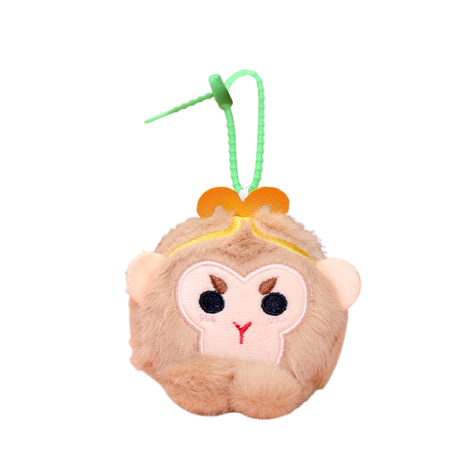 Sun Wukong Monkey Plush Keychain - Cute Cartoon Monkey King Pendant ...