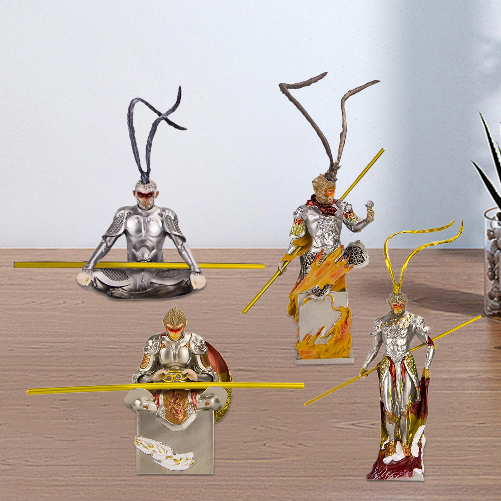 Sun Wukong Statue Model Birthday Gift Dinner Table Wukong Collectible ...