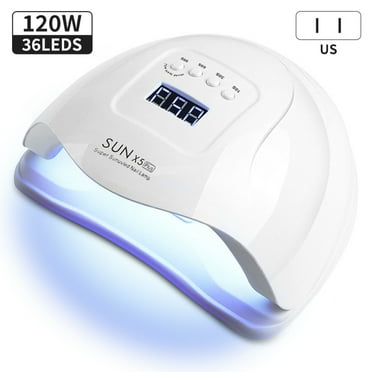 SUN5 Professional 48W UV LED Nail Lamp, Portable Fingernail Drying ...
