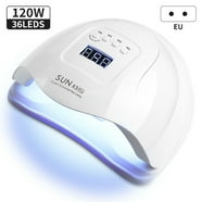 36W Nail Polish Dryer Pro UV LED Lamp Acrylic Gel Curing Light Manicure ...