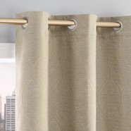Sun Zero Eldon Trellis Print Blackout Grommet Curtain Panel, 40"x63 ...