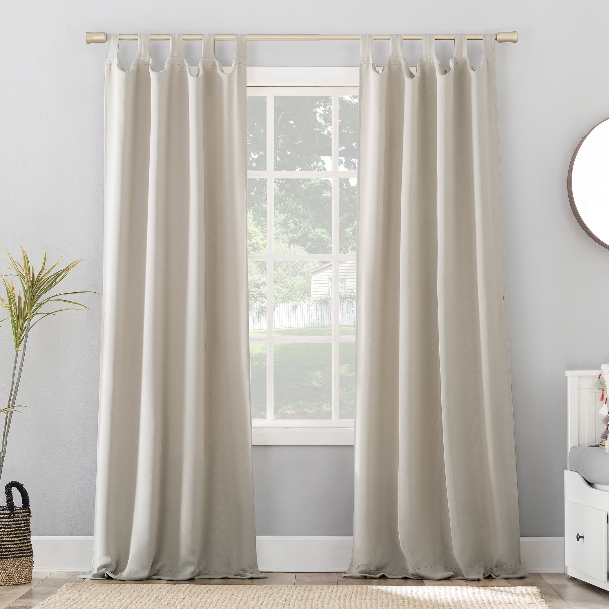 Sun Zero Brant Blackout Tab Top Curtain Panel - Walmart.com