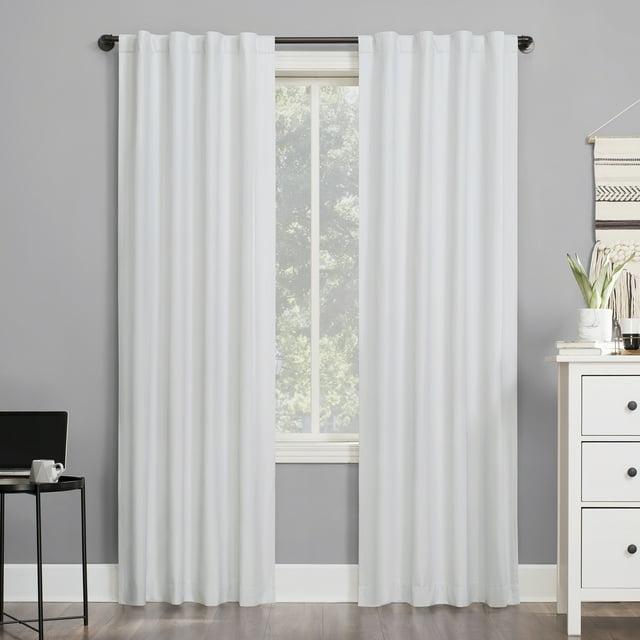 Sun Zero Cyrus Thermal 100% Blackout Back Tab Curtain Panel, 40"x96 ...