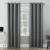Sun Zero Duran Thermal Insulated 100% Blackout Grommet Curtain Panel ...