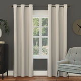 Sun Zero, Blackout Grommet Curtain Panel, 40"x63", Pearl - Walmart.com