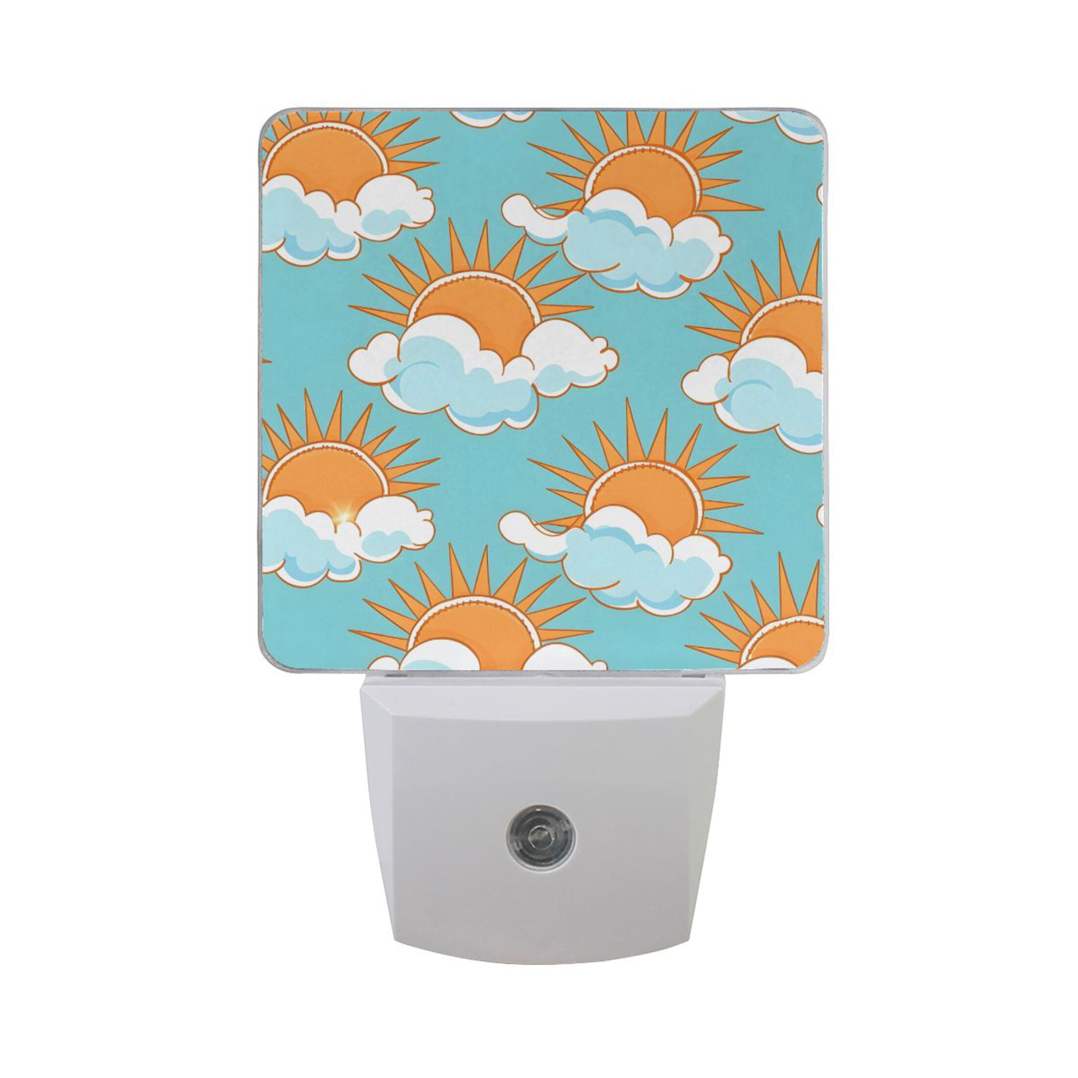 Sun and Cloud Night Light 2 Pack LED Nightlight Plug into Wall Dusk to ...