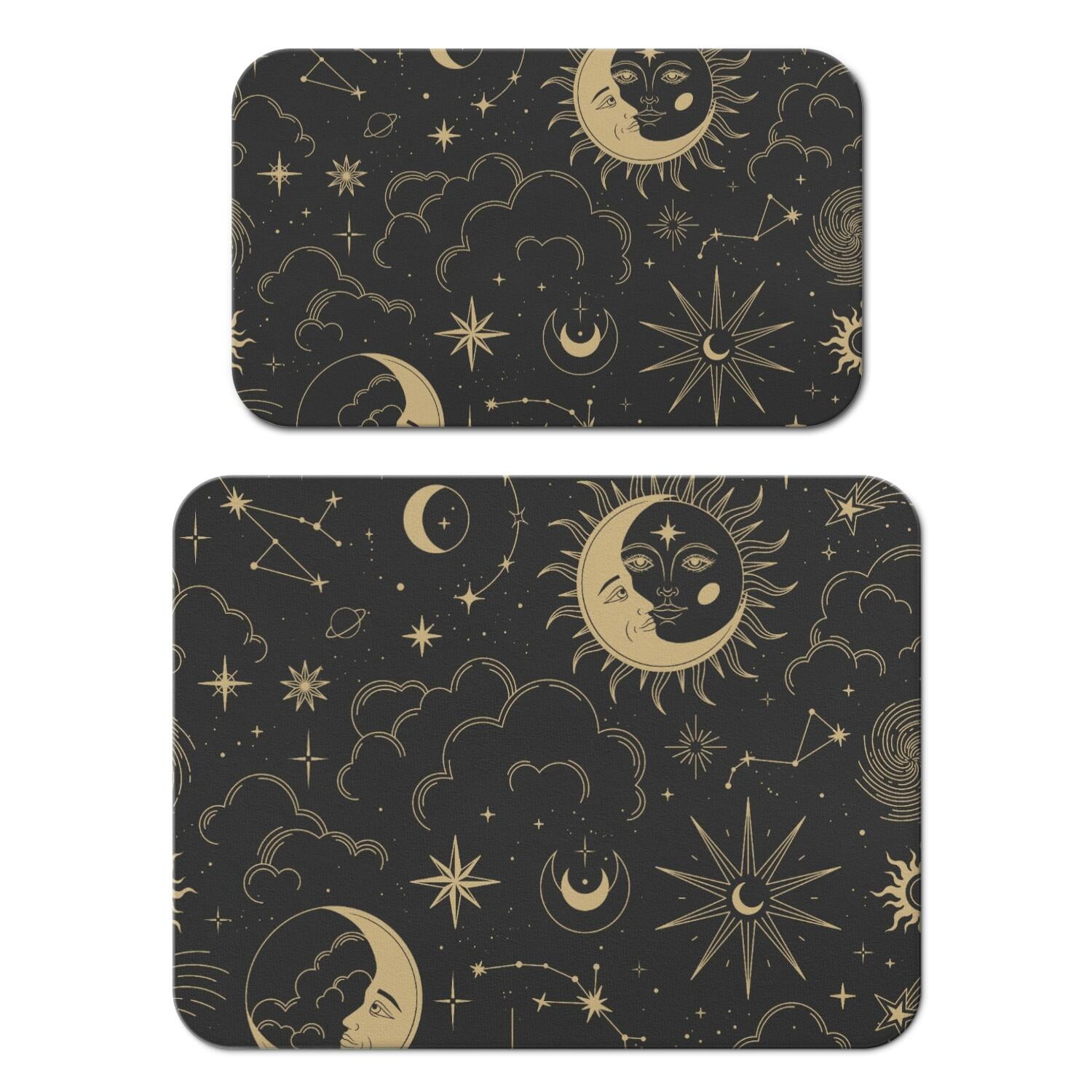 Sun and Moon Coffee Maker Mat 2-Pack - Vintage Celestial Print ...