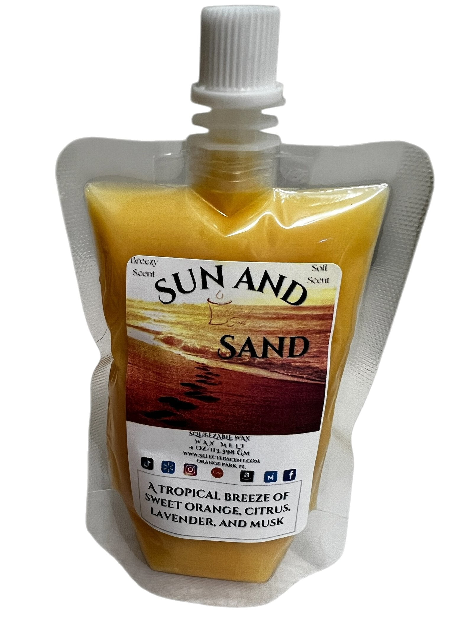 Sun and Sand Squeezable Wax Melt (4Ounces) - Walmart.com