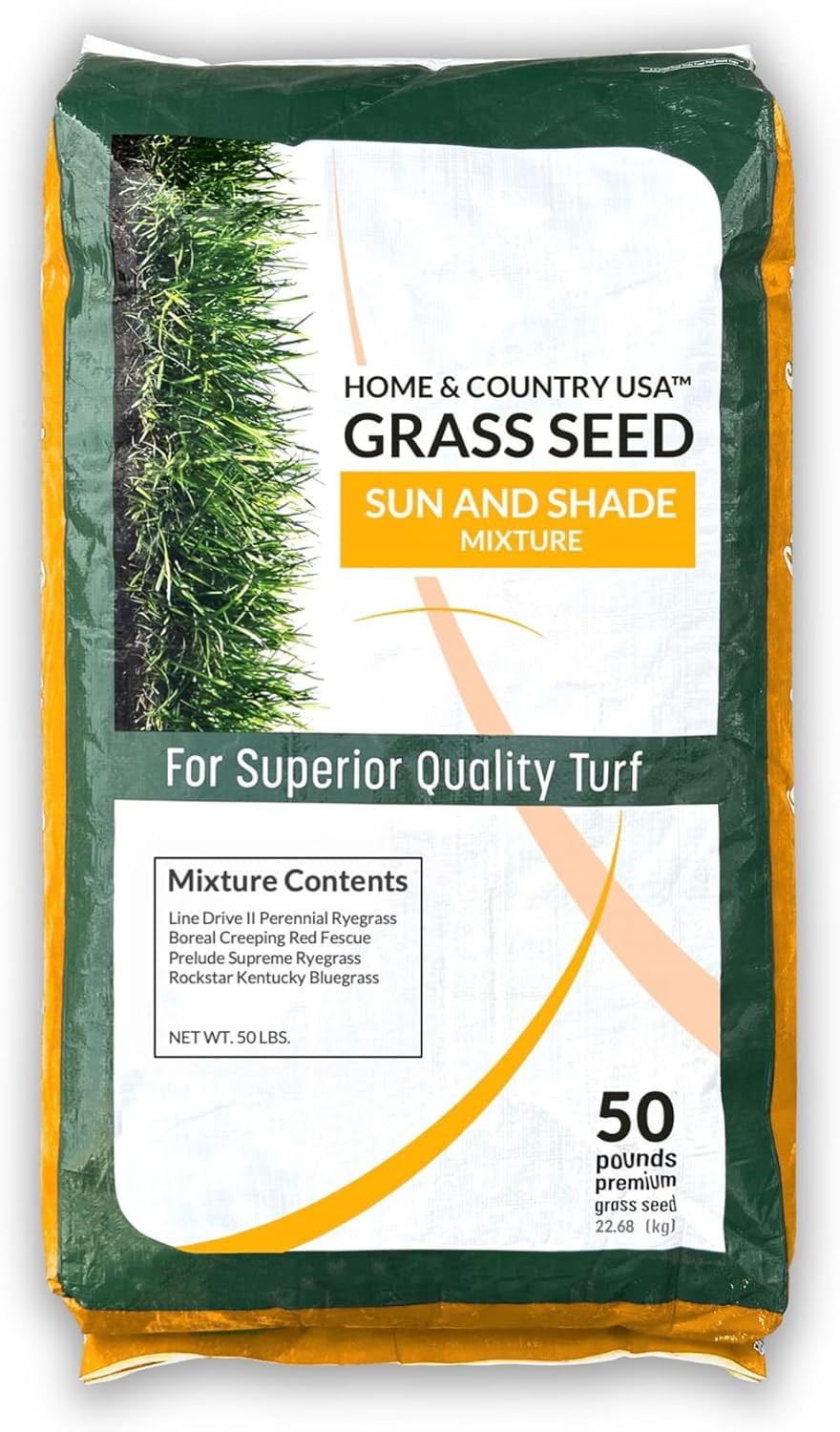 Sun and Shade Grass Seed Mix 50 lb - Walmart.com