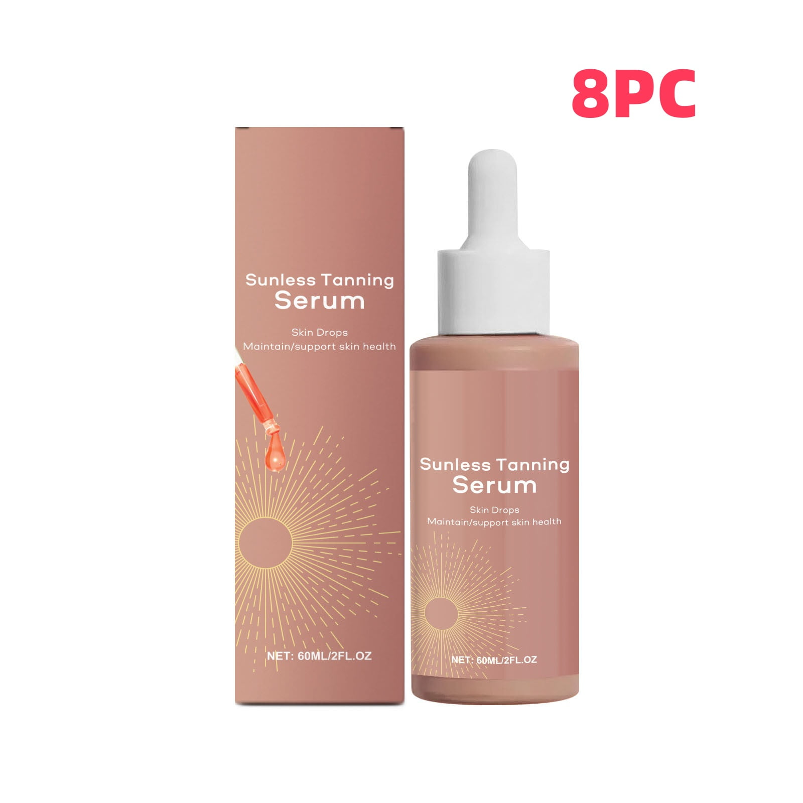 Sun-less Tanning Drops Serum, Face Tanning Drops, Moisturizing Bronzing ...