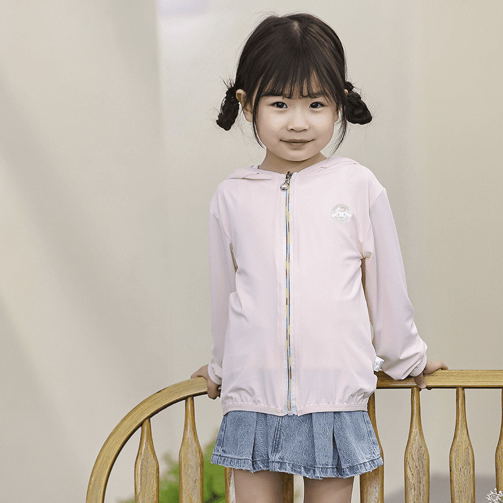 Sun protection clothing Cinnamoroll Children Sunscreen Jacket Cute My Melody Cartoon Ice Silk ...