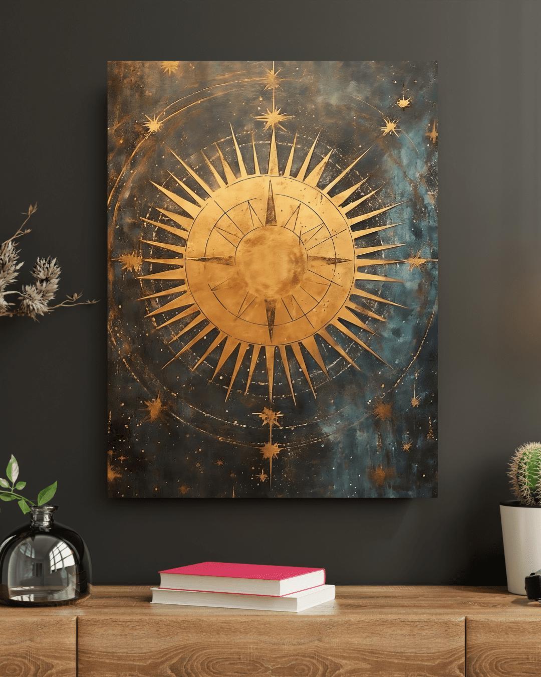 Sun's Embrace - Sun Canvas Wall Art - Walmart.com