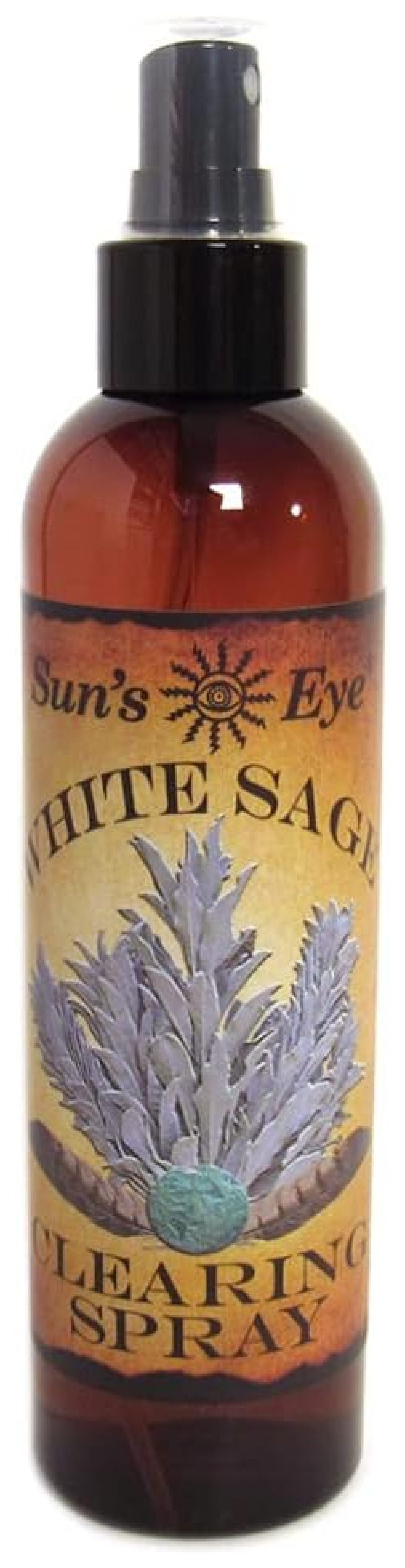 Sun's Eye White Sage Clearing Spray New 8 oz Smudging Mist - Large ...