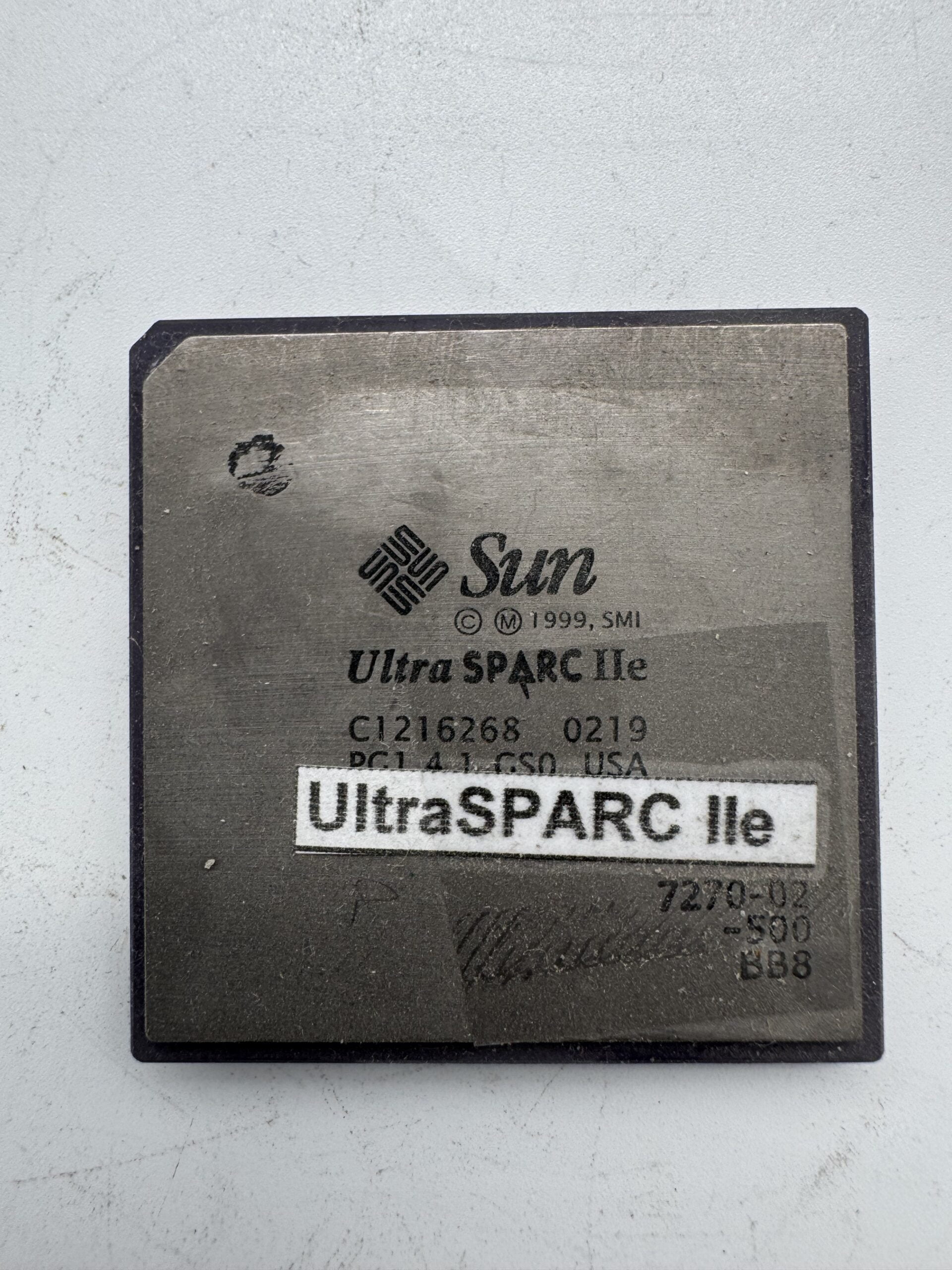Sun ultra sparc iie ultrasparc iie pg1.4.1 gso sme 1701 pga 500mhz cpu ...