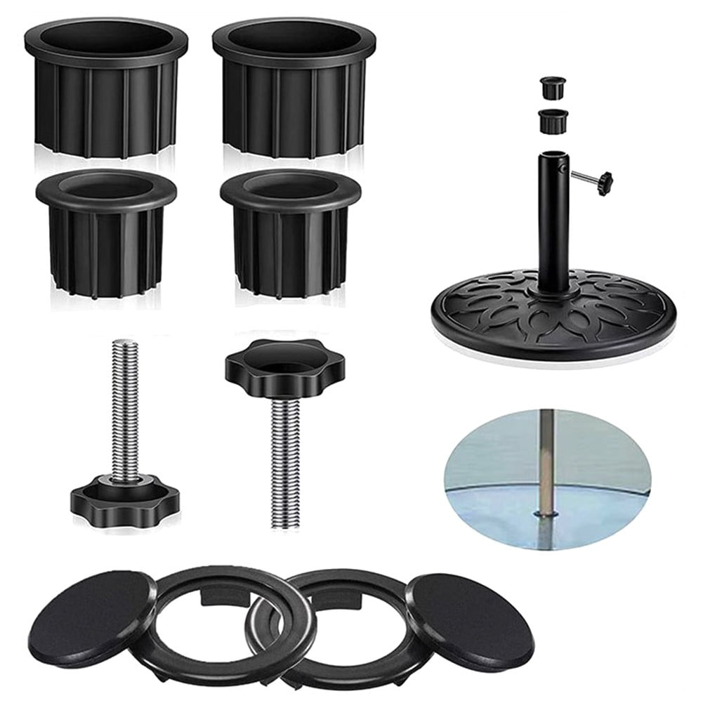 Sun umbrella base bracket accessories plastic pipe sleeve fixing screws ...