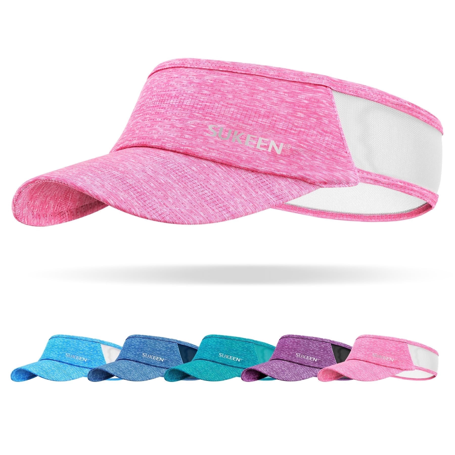 Sukeen Sports Sun Visor Men Women Stretchy Visor Hat Breathable Cooling ...