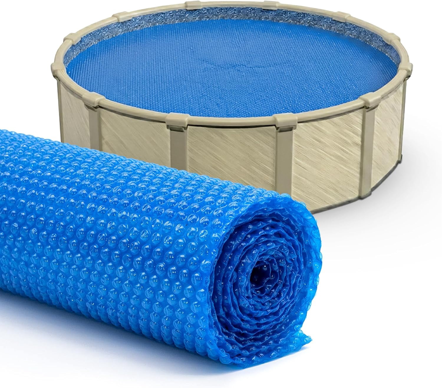 Sun2Solar Ultimate Blue 10' Round Solar Cover, 1600 Series - Walmart.com
