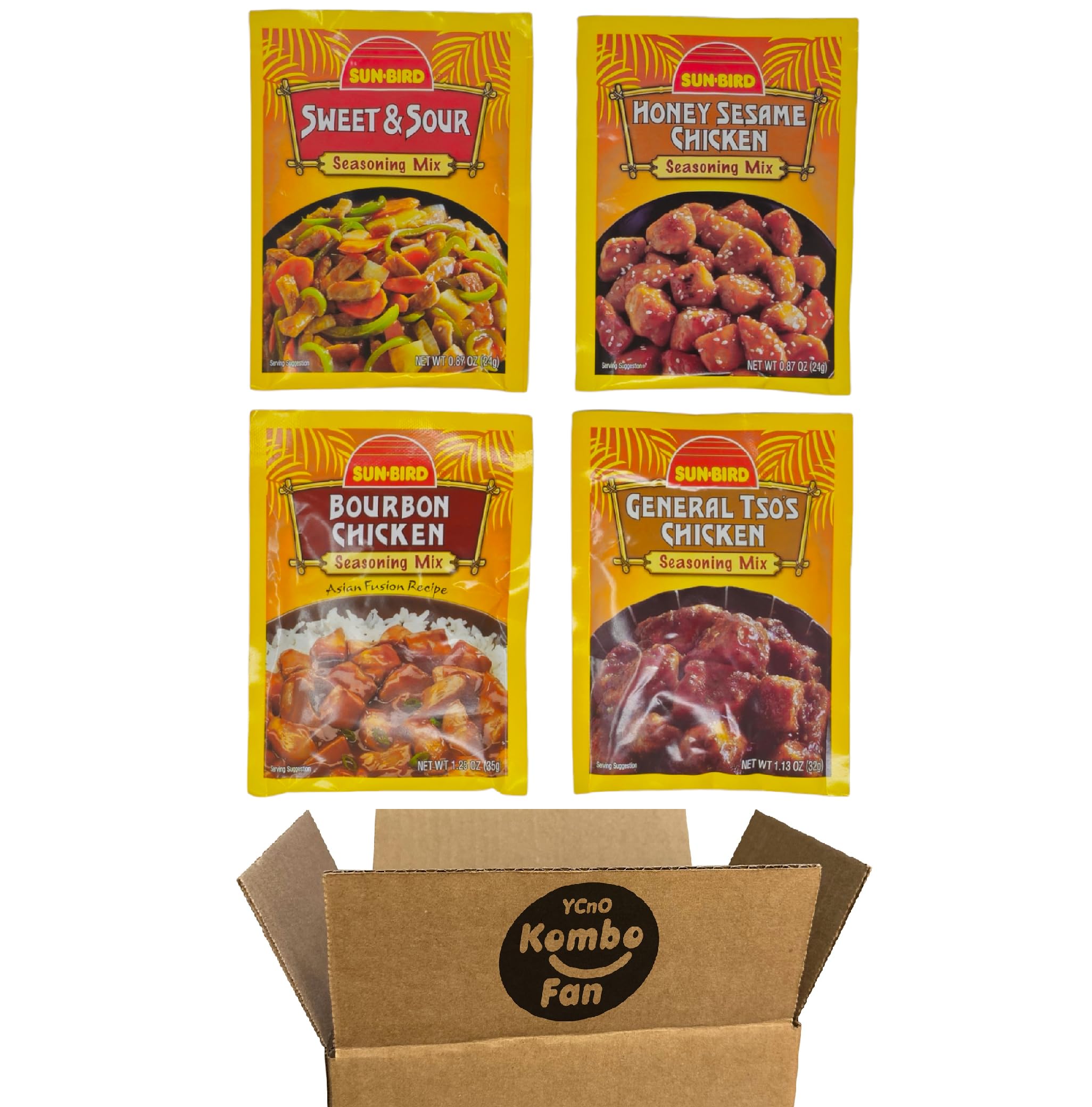 SunBird Sweet Sour, Bourbon OIF8 Chicken, Honey Sesame Chicken, General ...