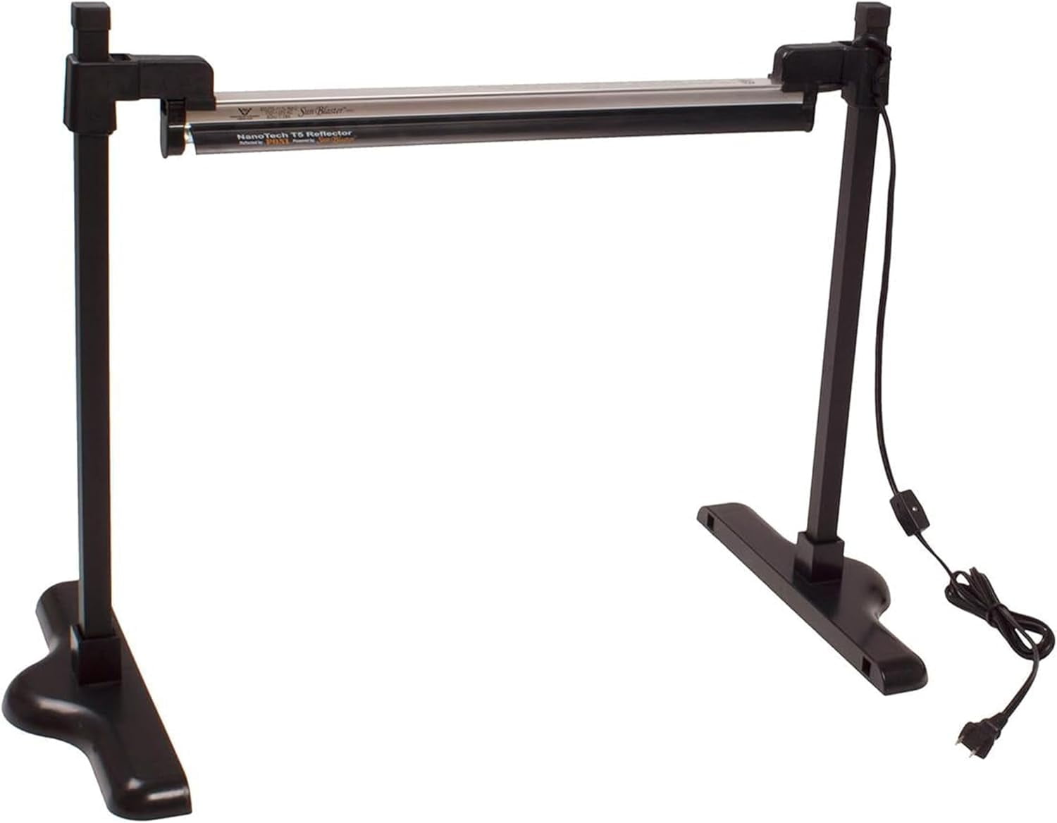 SunBlaster Universal Powder-Coated Aluminum Adjustable Lighting Stand ...
