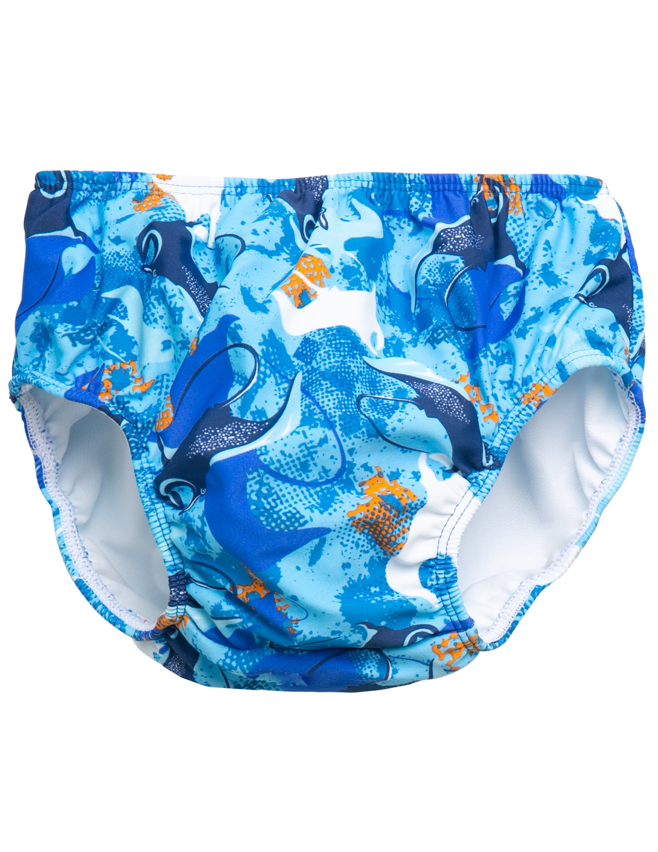SunBusters Boy's Reusable Swim Diapers, Ocean Manta Ray, 4T - Walmart.com