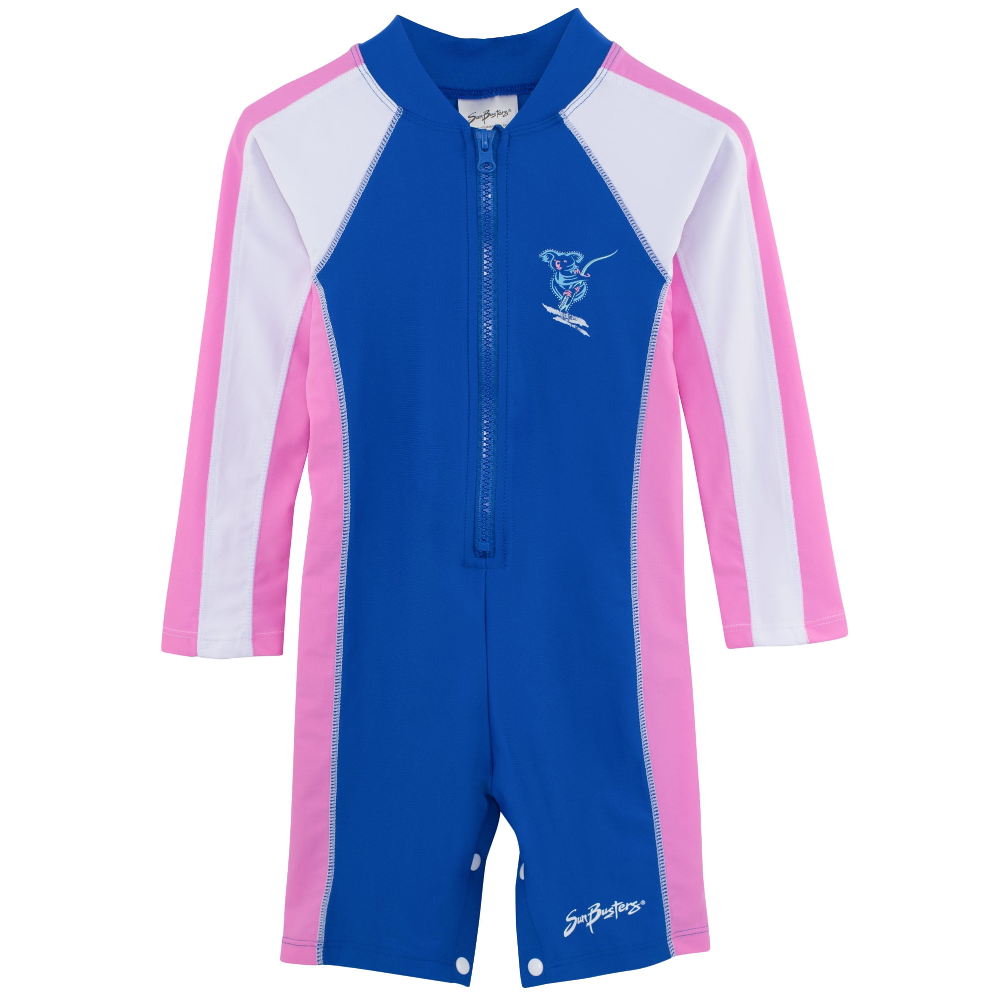 SunBusters Girls L/S Sunsuit(UPF 50+), Buttercup, 2/3 yrs - Walmart.com