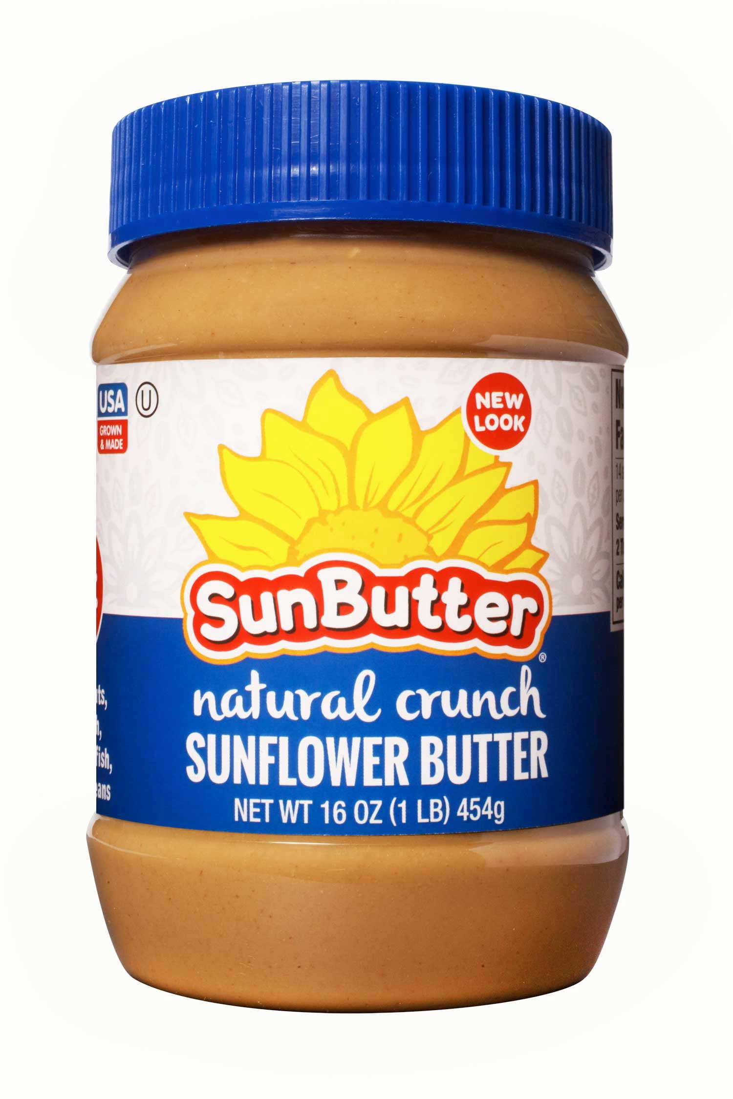 SunButter Natural Crunch Sunflower Seed Spread, 1 Pound -- 6 per case ...