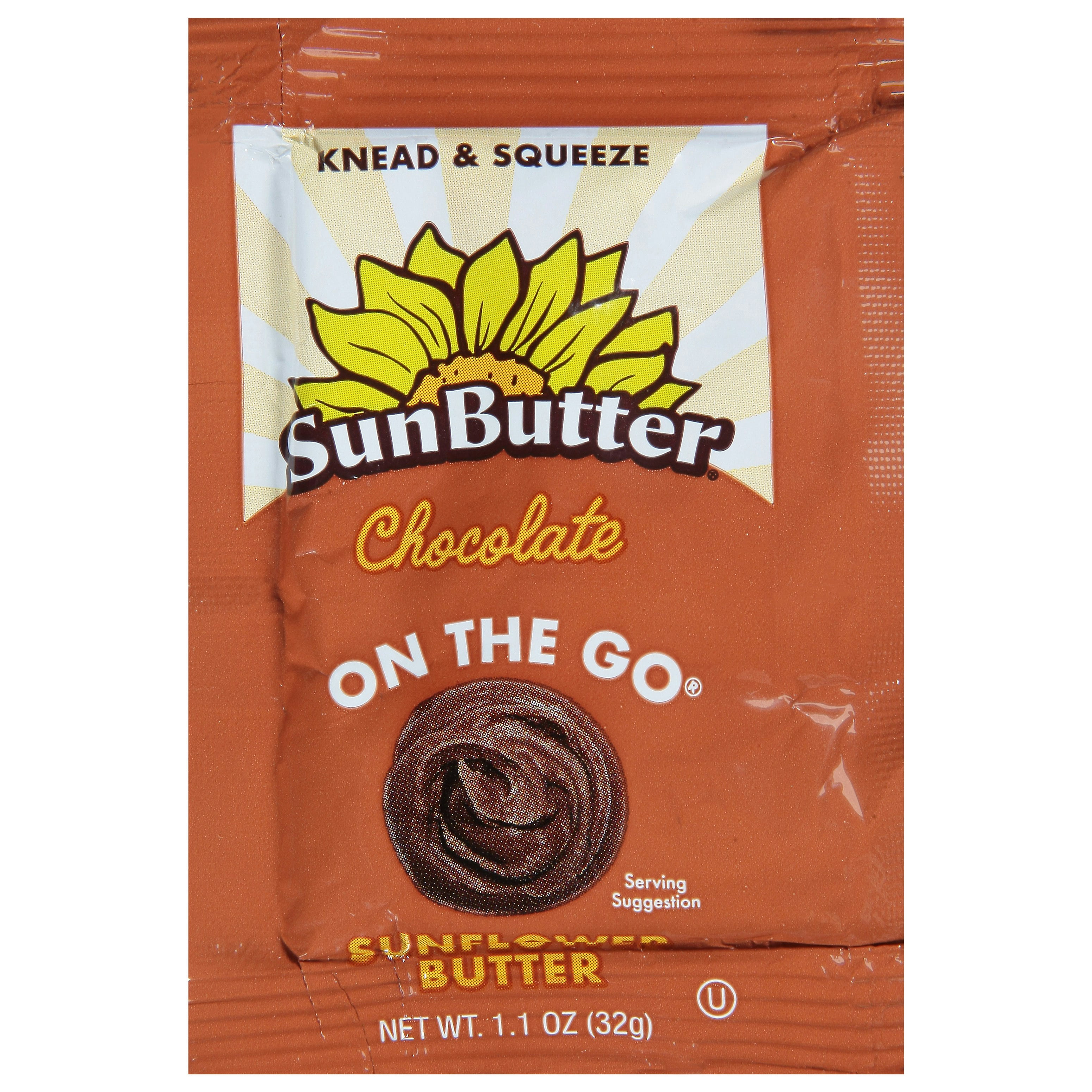 SunButter Natural Sunflower Butter with Chocolate 1.1 oz (Pack of 30 ...