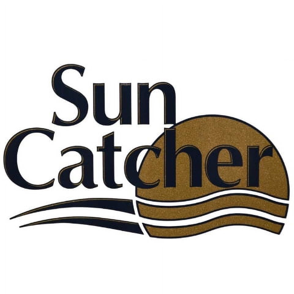 SunCatcher Boat Decal 73404673 | Navy Gold Logo Sticker - Walmart.com
