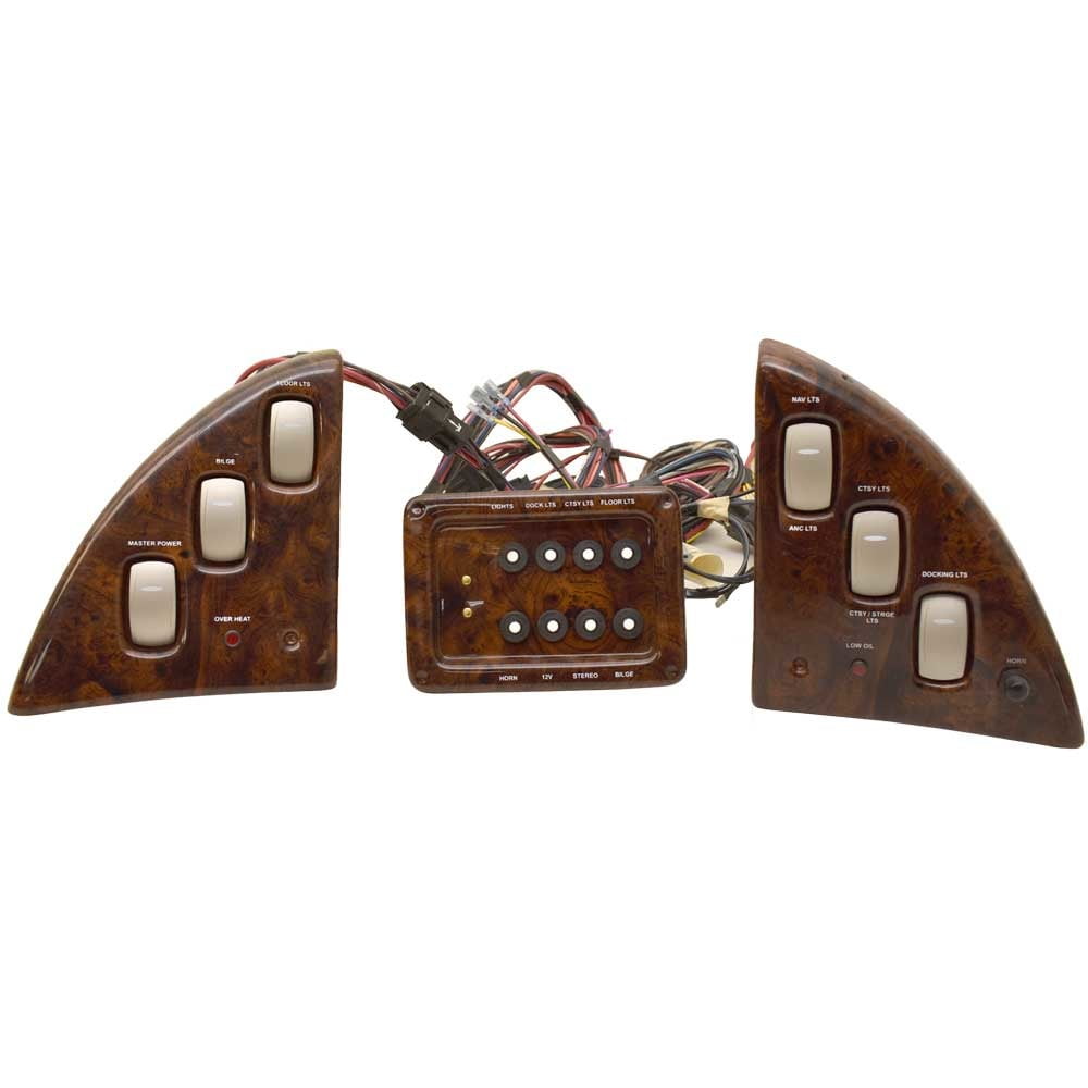 SunCatcher Boat Switch Panel Set 73422735 | LX20 / LX22 Faux Woodgrain ...
