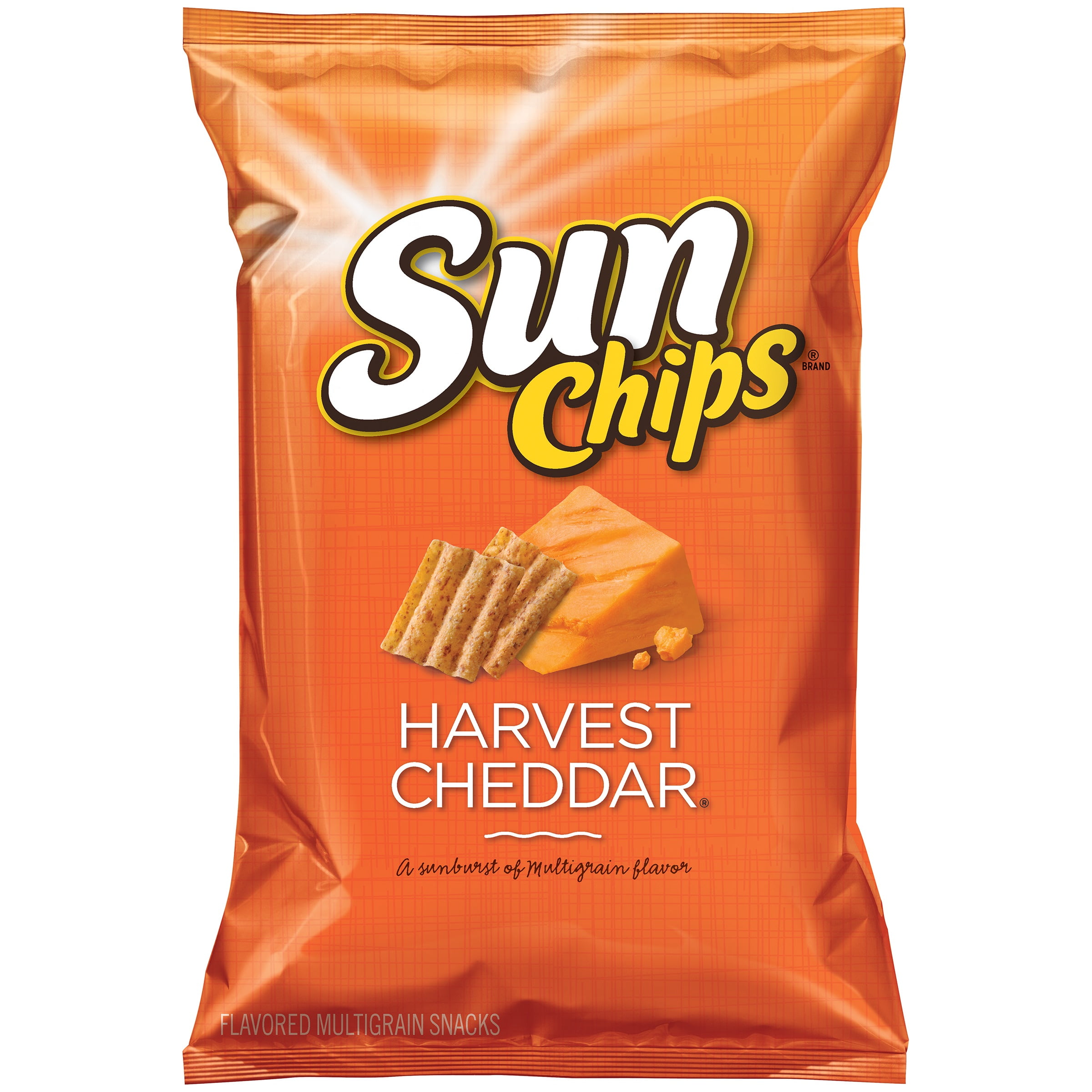 SunChips Harvest Cheddar Multigrain Snacks 3.75 oz. Bag - Walmart.com