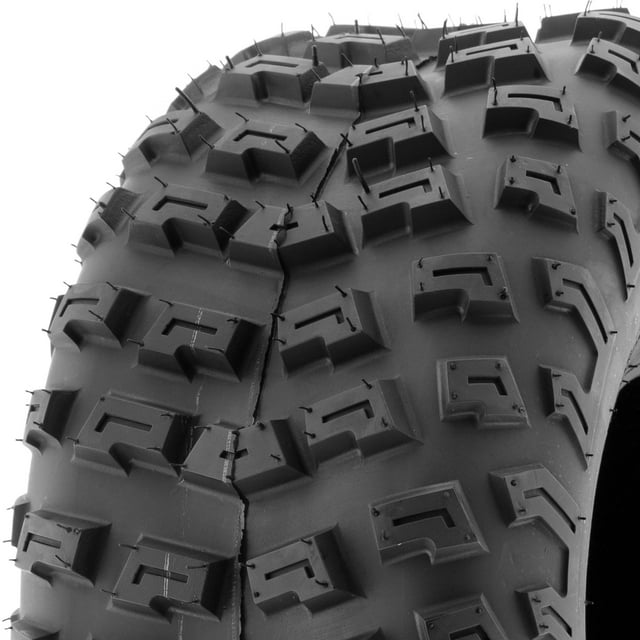SunF A030 All-Terrain ATV Tires 22x10-8, 6 PR, Angled Square Knobby ...