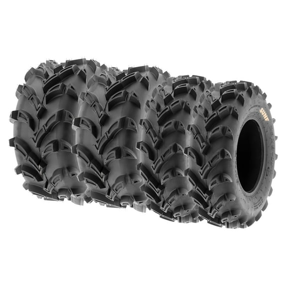 SunF All Terrain ATV UTV Mud Quad Tires 23x8-11 & 22x11-9 6 PR A024 ...