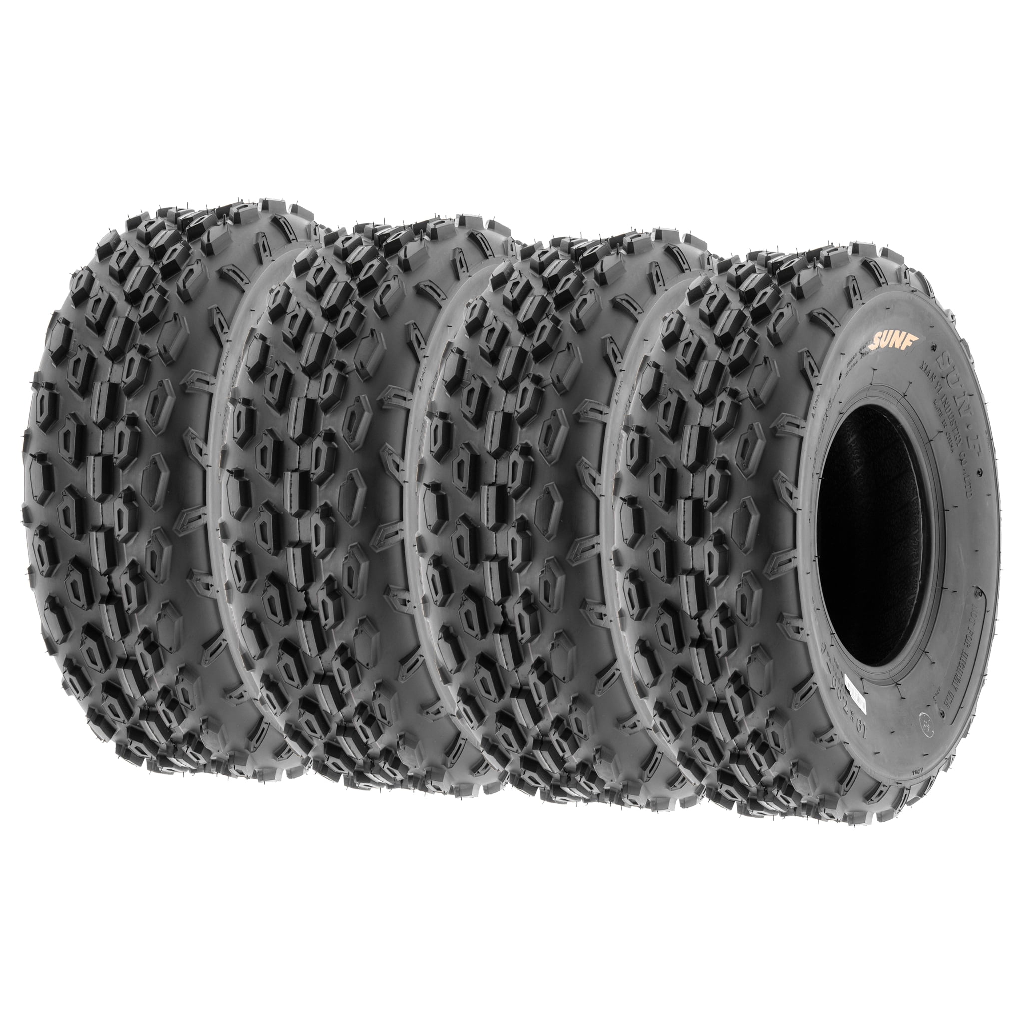 SunF ATV/UTV All Terrain Quad Mini Bike Tire 145x70/6 6PR Tubeless A015 ...