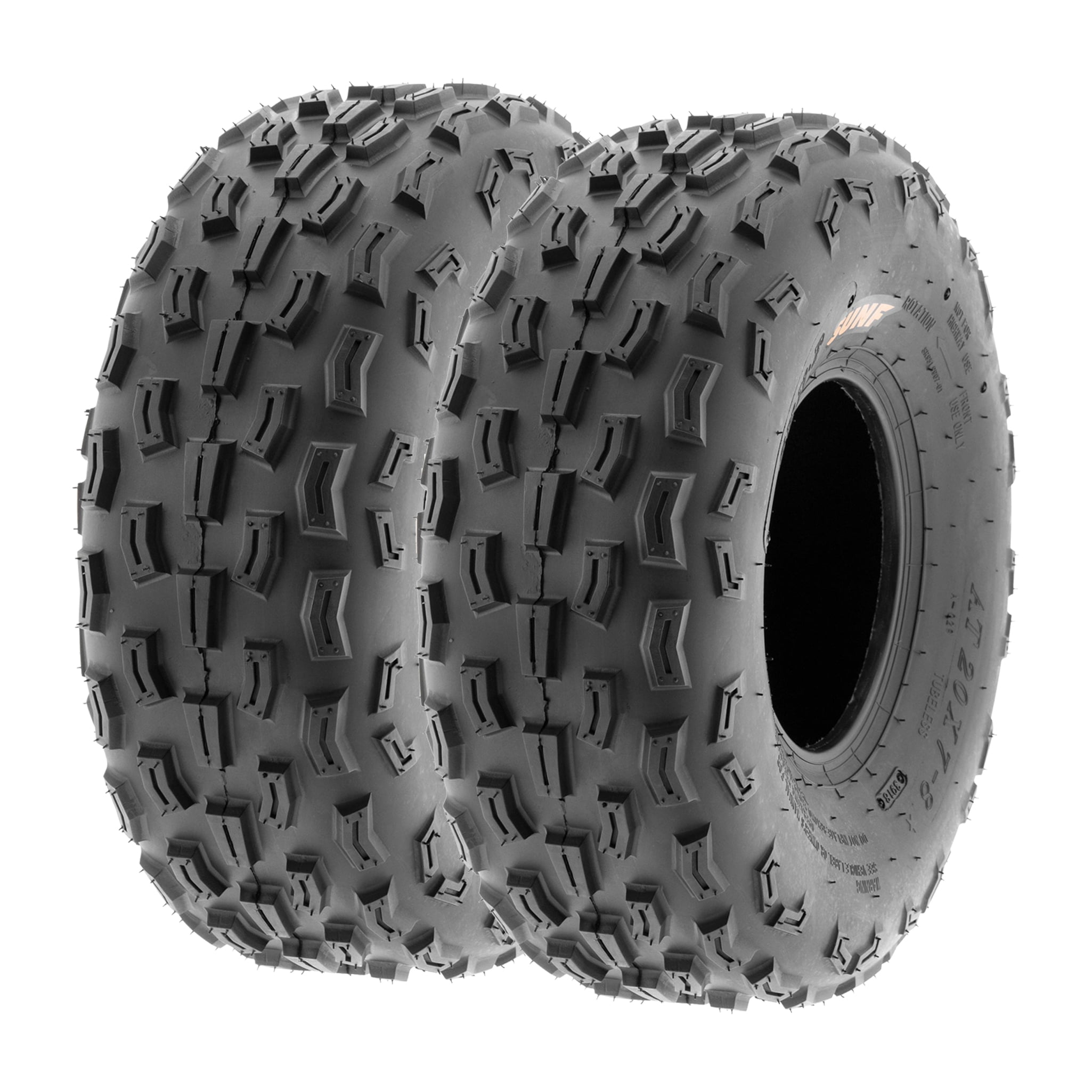 SunF A029 ATV Off-Road Tires, 20x7-8 4 PR | Pair of 2 | Versatile All ...