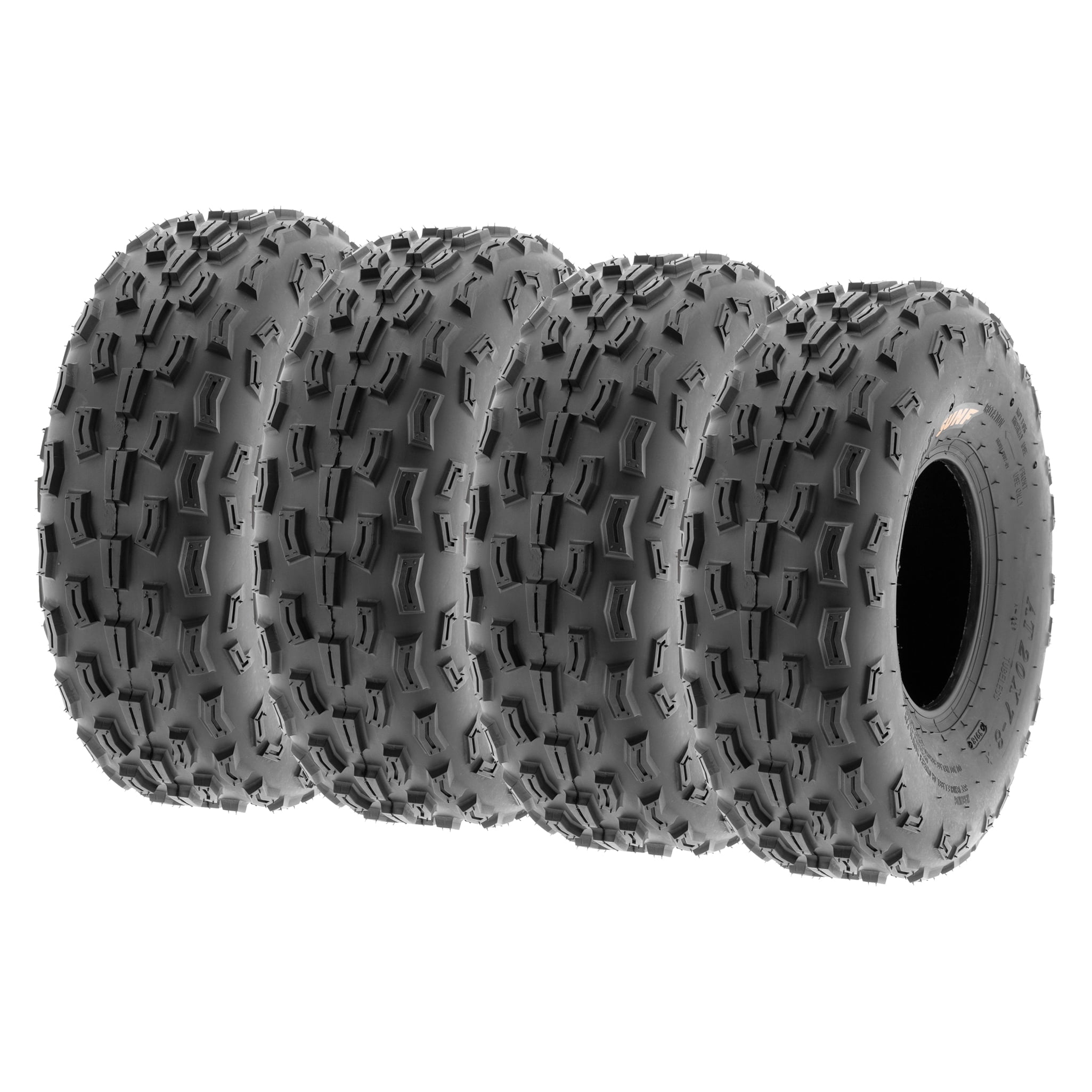 SunF All Terrain ATV UTV Quad Mini Bike Tires 20x7-8 6PR A029 (Set of 4 ) - Walmart.com