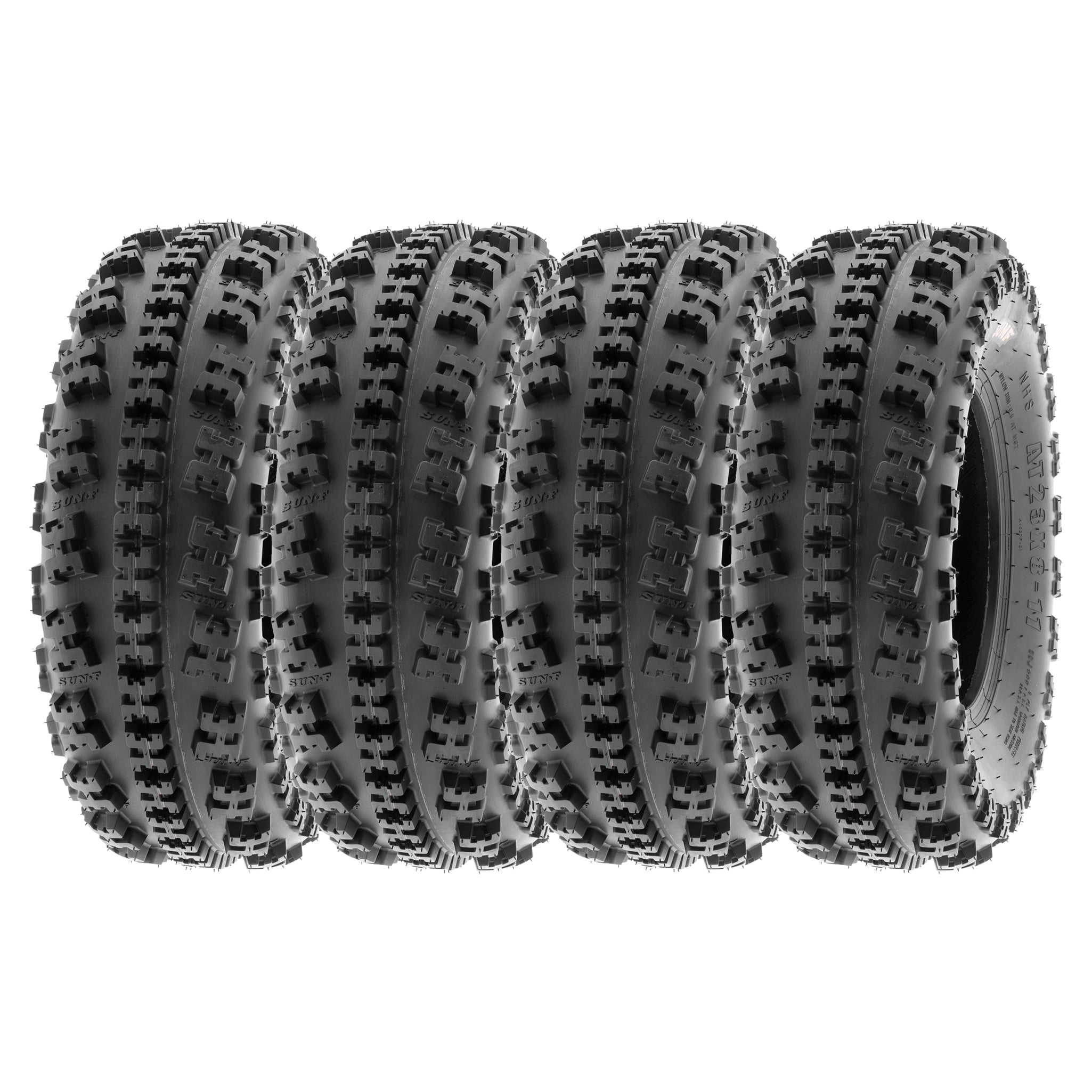 SunF All Terrain ATV UTV Quad Sport Mini Bike Tires 19x7-8 6PR A027 ...