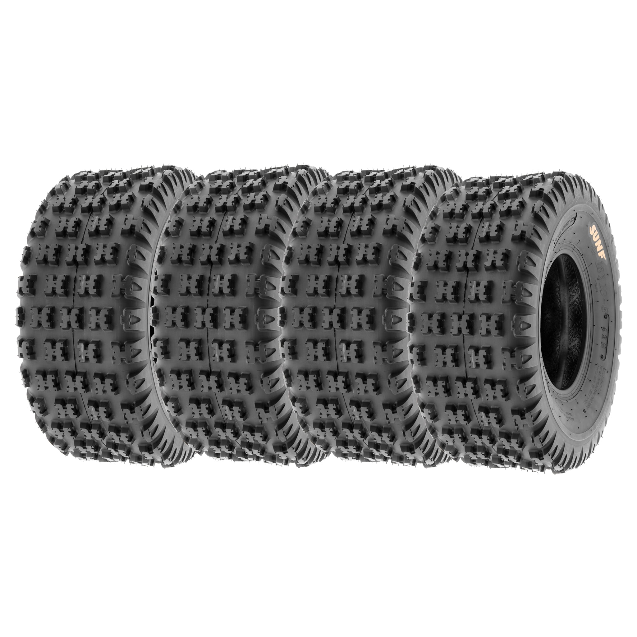 SunF ATV All Terrain Sport Quad Tire 18x10-8 18x10x8 6 PR Tubeless A031 ...