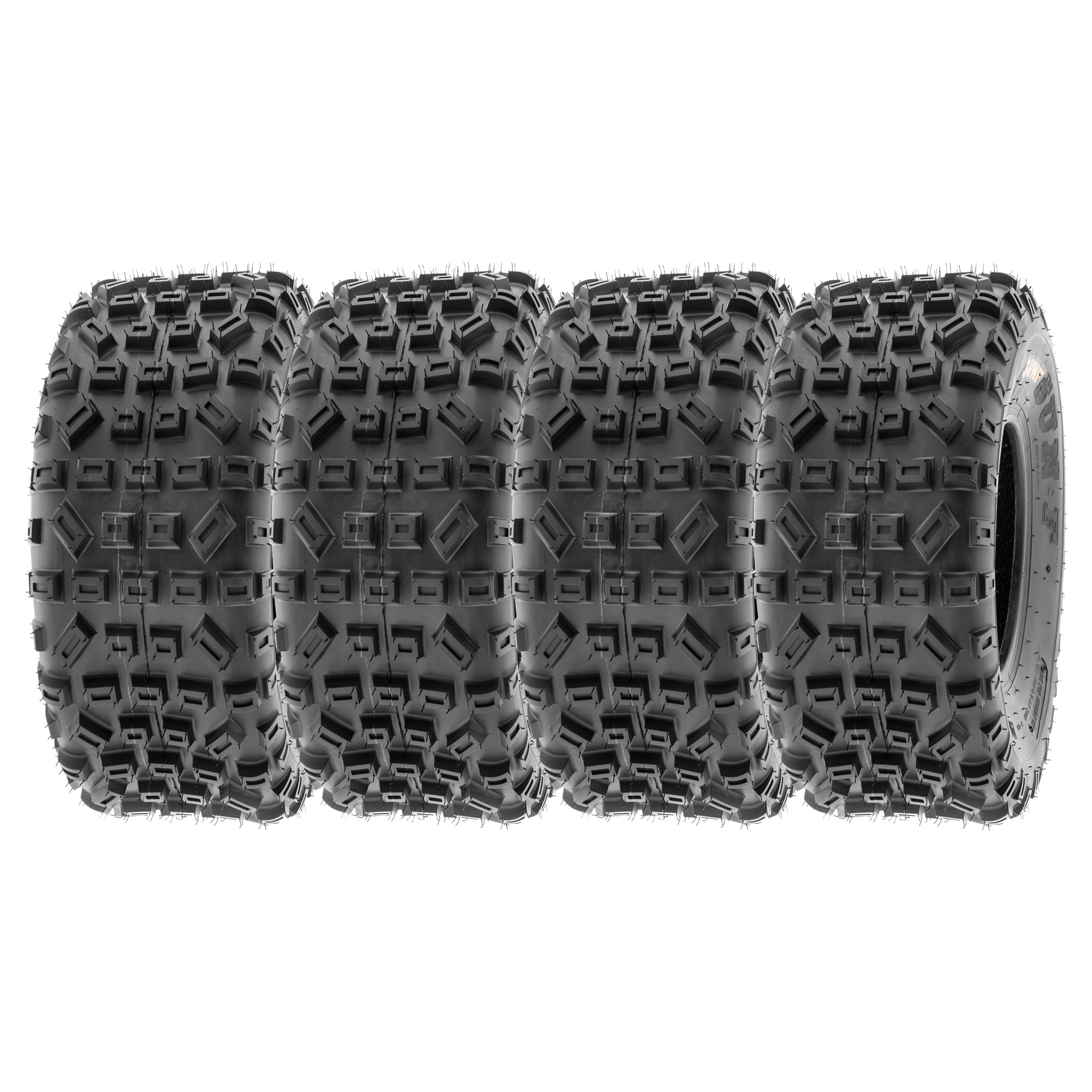 SunF ATV/UTV All Terrain Quad Tire 20x11-9 6PR Tubeless A035 (Set of 4 ...