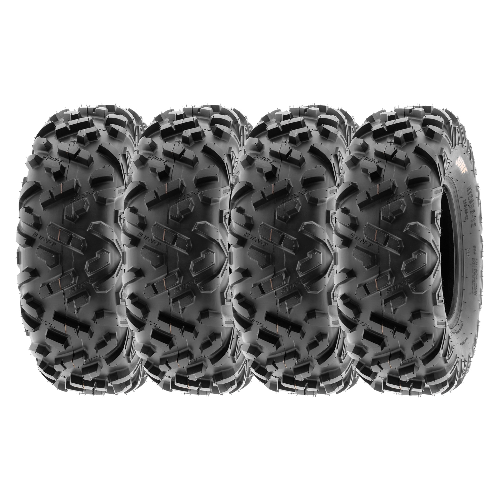 SunF All Terrain ATV UTV Quad Tires 21x7-10 6PR A051 (Set of 4 ...