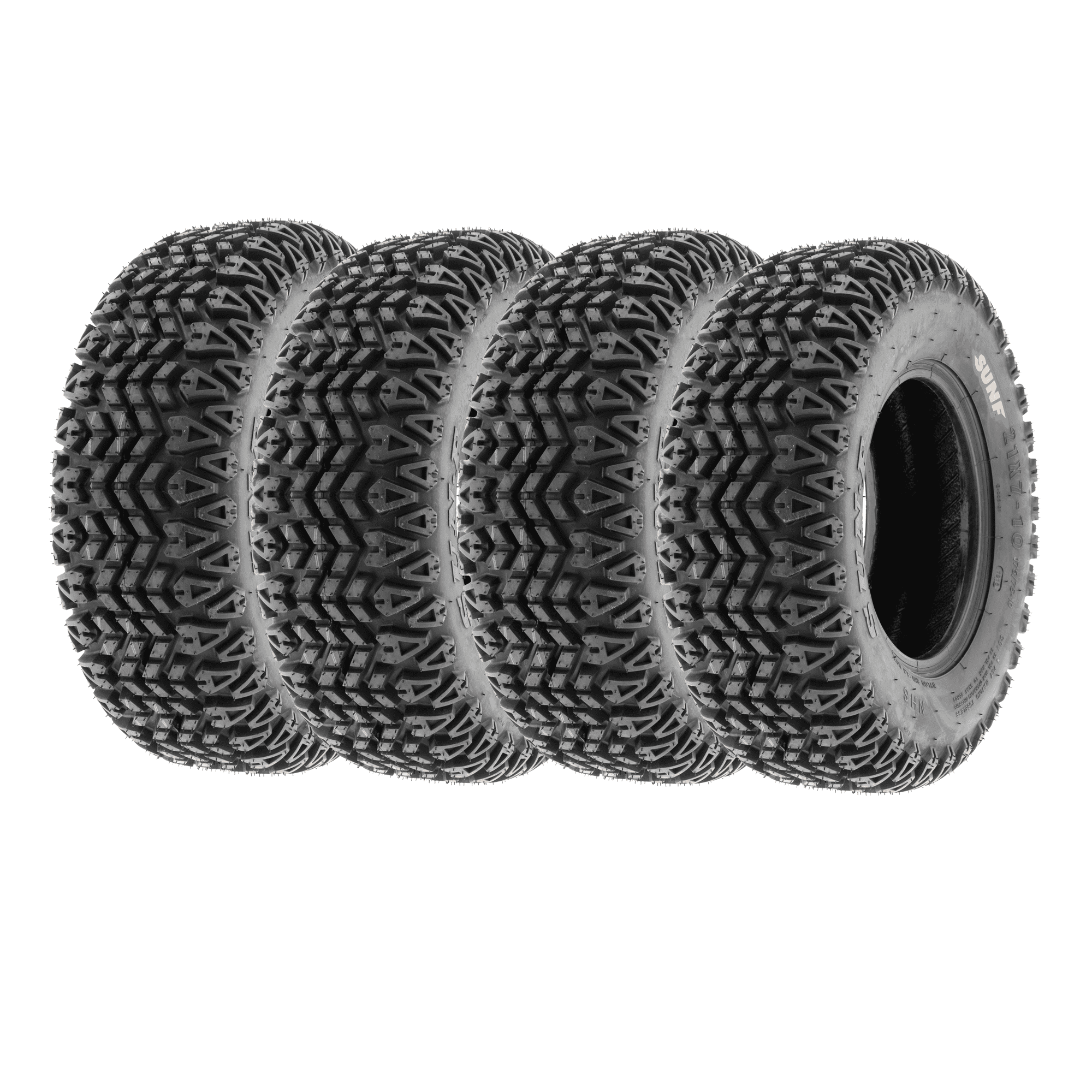 SunF Golf-Cart Lawn Mower Turf Tires 21x7-10 21x7x10 4 PR G003 (Set of 4) - Walmart Business ...