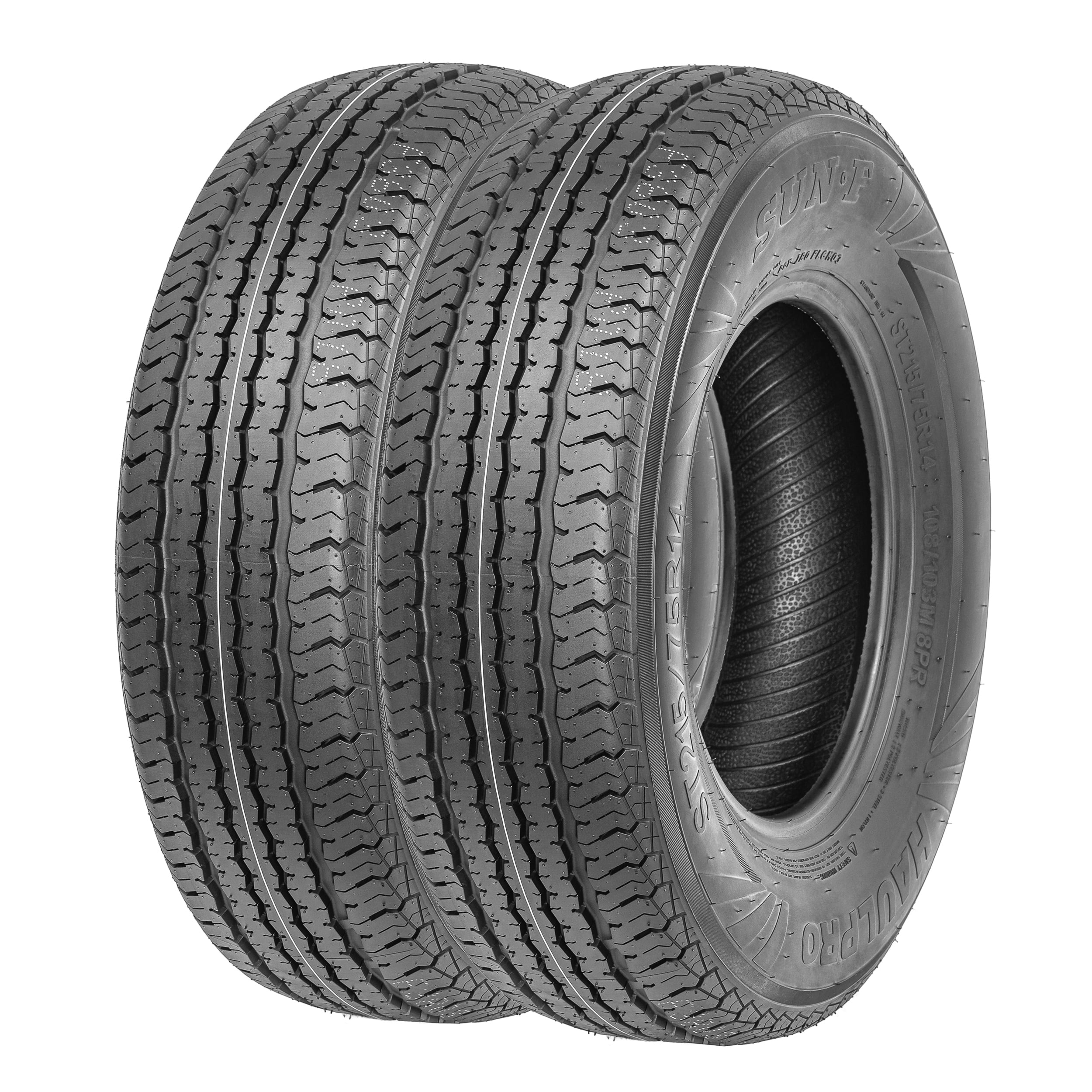 SunF Radial Special Trailer Tire Load Range D ST "HaulPro" 185/80R13 8 ...
