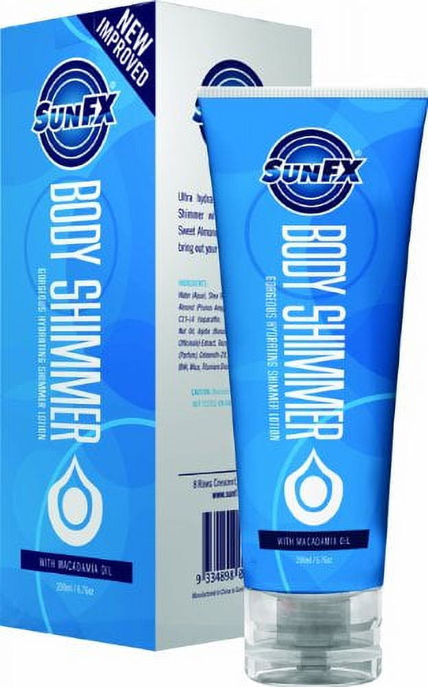SunFX Body Shimmer Body Lotion - Hydrating Shimmer Lotion with Natural Ingredients for Radiant ...
