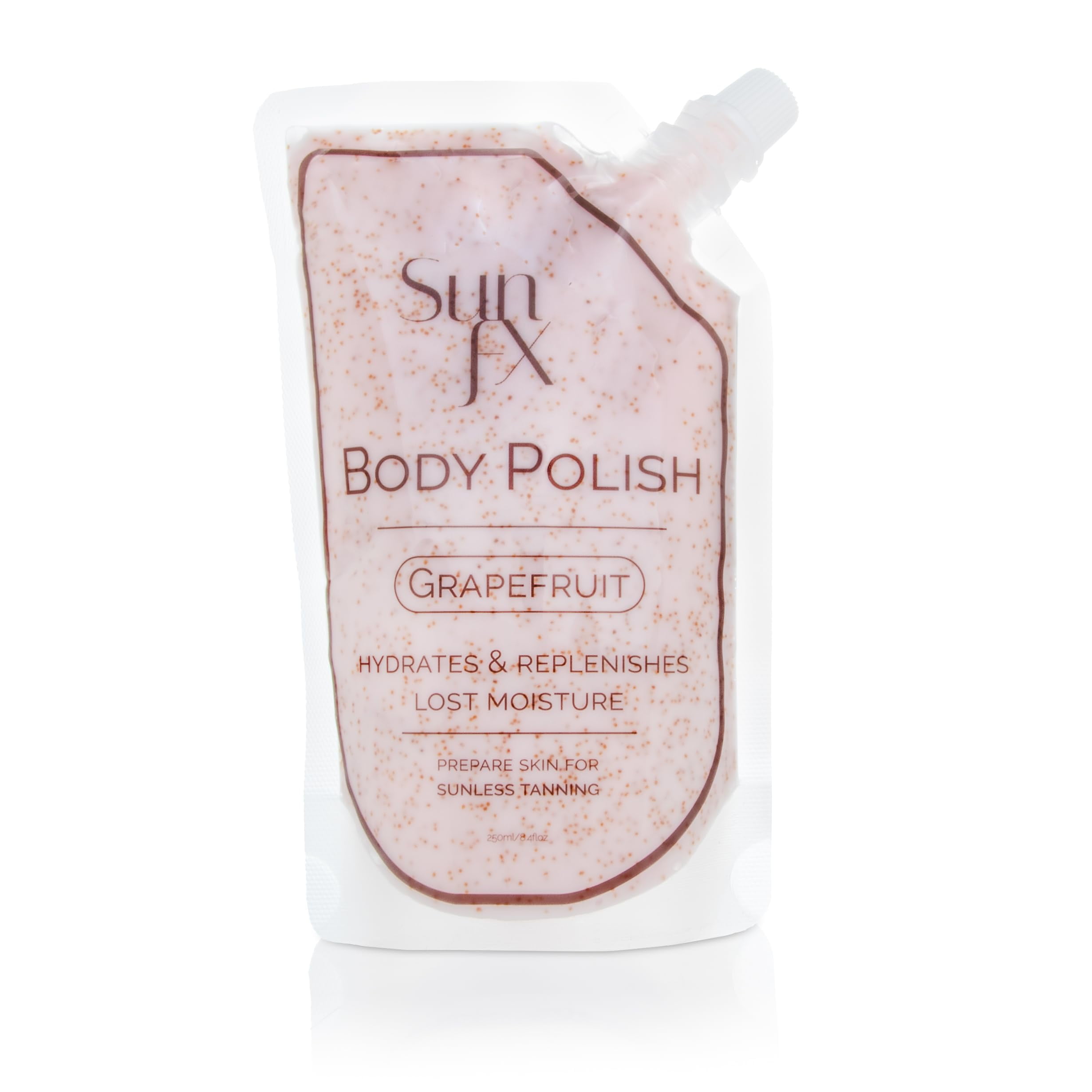 SunFX Grapefruit Body Polish SBF3 Pre-Spray Tan Ultra Hydrating ...