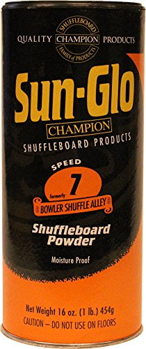 SunGlo Bowler Shuffle Alley Wax - 6 Pack of 1 pound Cans Speed #7 ...