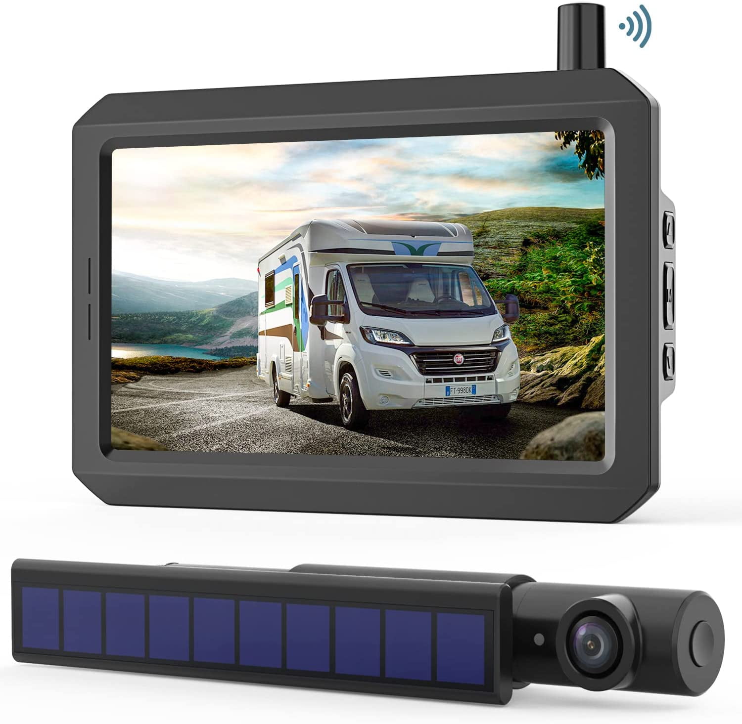 SunGo2 Solar Wireless Backup Camera for Truck, True Reverse Camera ...