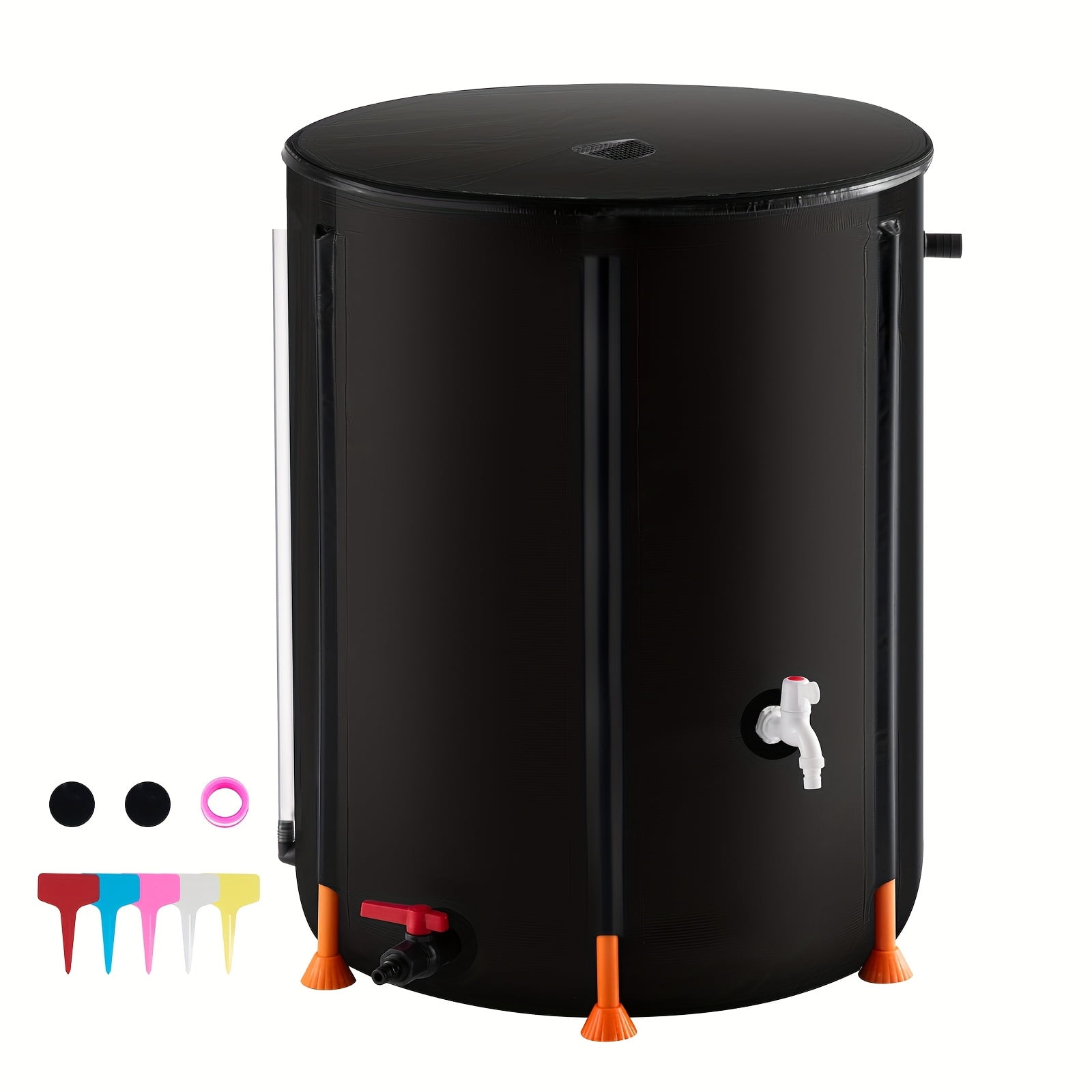 SunGrand Collapsible Rain Barrel, 53 Gallon/201L Portable Rainwater ...