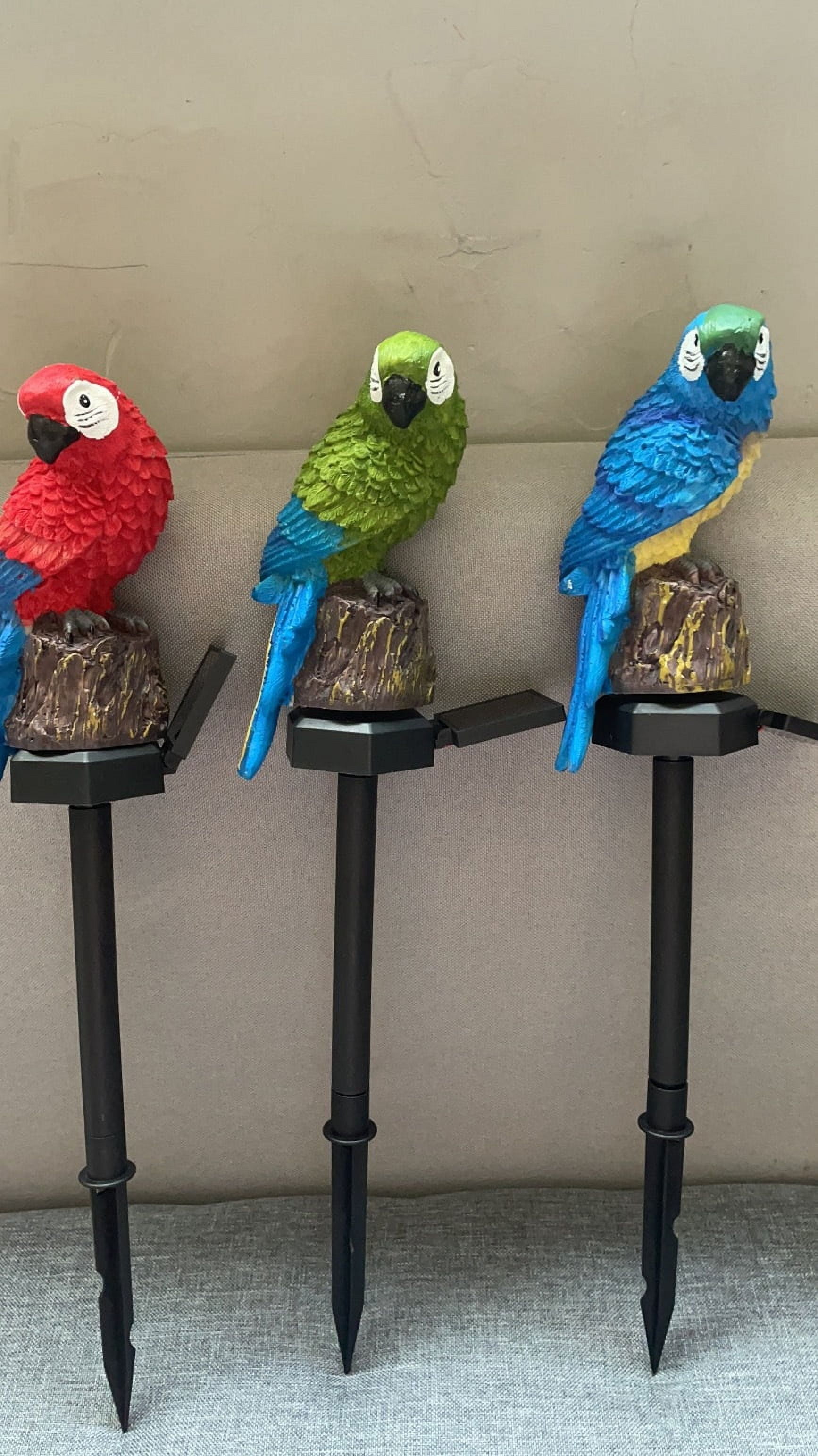 SunParrot Solar Garden Lights with Parrot Design - Waterproof LED ...