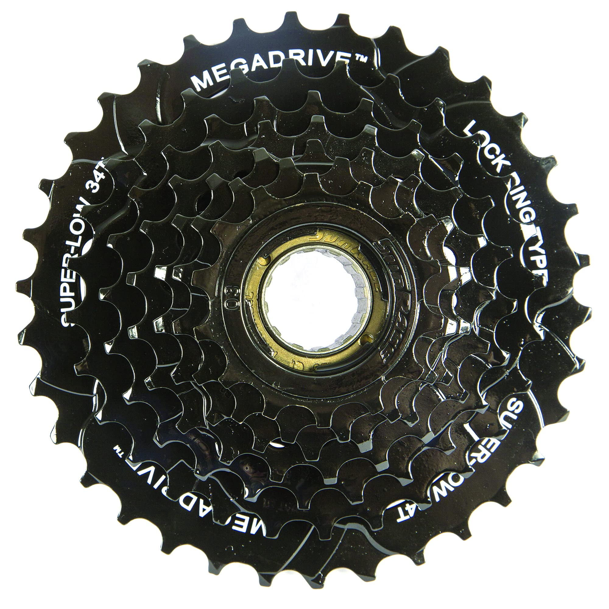 SunRace MFM300-7 Speed 14-34T Black Freewheel Cassette Sprocket for 7 ...