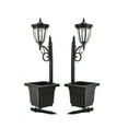 SunRay Cambrian Solar Light, Lamp Post/Planter, Outdoor, Wall Mount ...